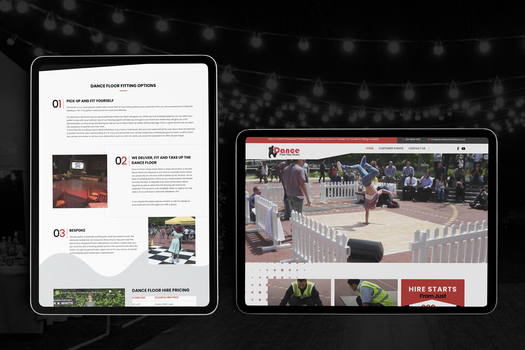 Dance Floor Hire Direct - CrackleCode